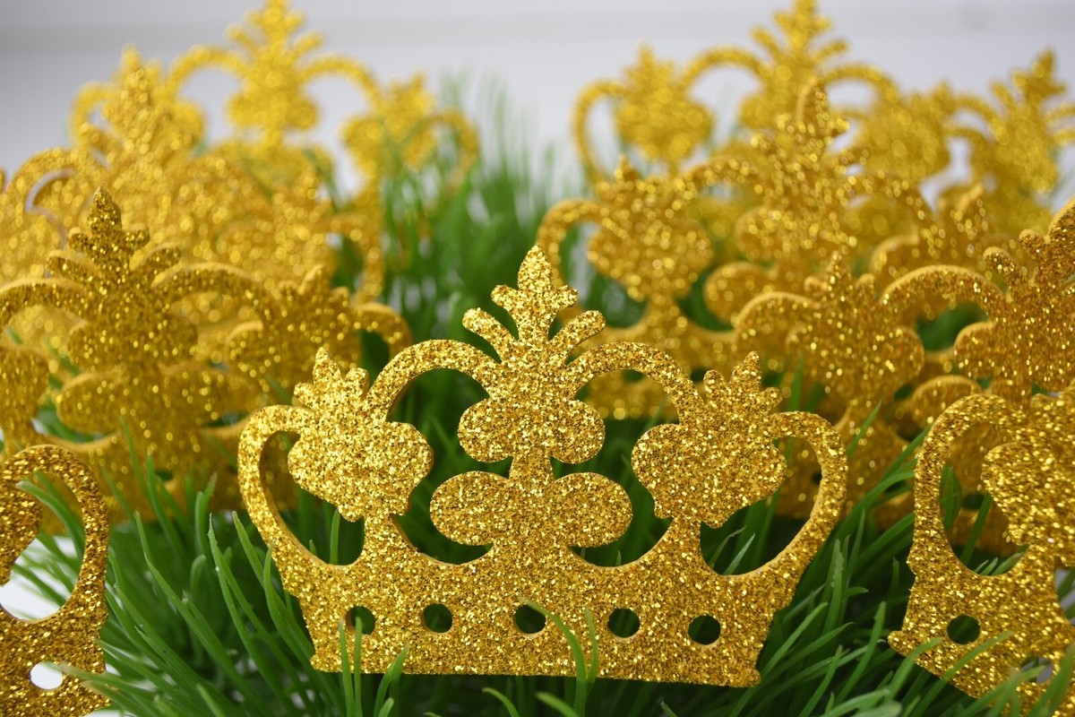Gold Crown Party Favors Wedding & Birthday Gold Crown Party Supplies
