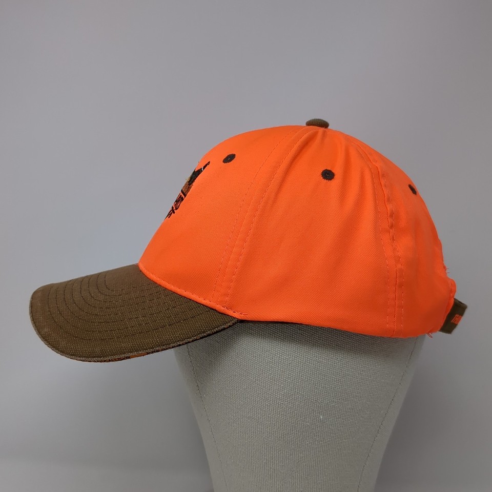 Pheasants Forever Strapback Hat Orange One Size Colorblock Embroidered ...
