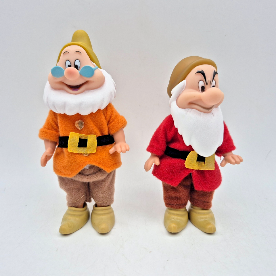 Snow White Seven Dwarfs 4.5 inch Figures Simba Toys Set Complete Disney ...