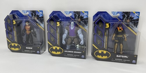 Batgirl Robin Solomon Grundy 1st Edition Lot Action Figure Spin Master ...