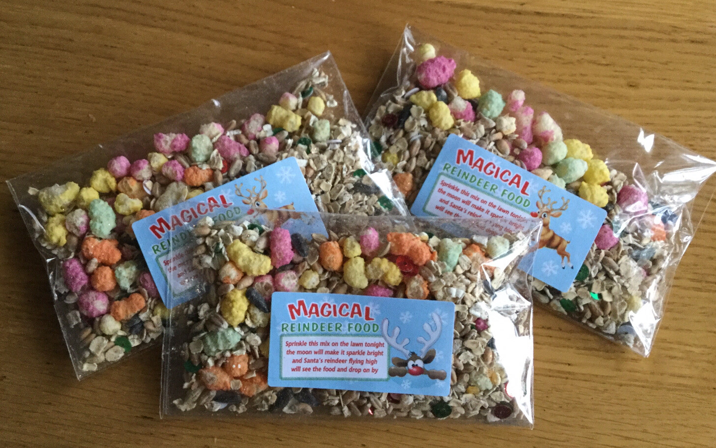 Novelty Christmas Sweets~ Elf Kisses ~Xmas Eve Box ~ Reindeer Food ...