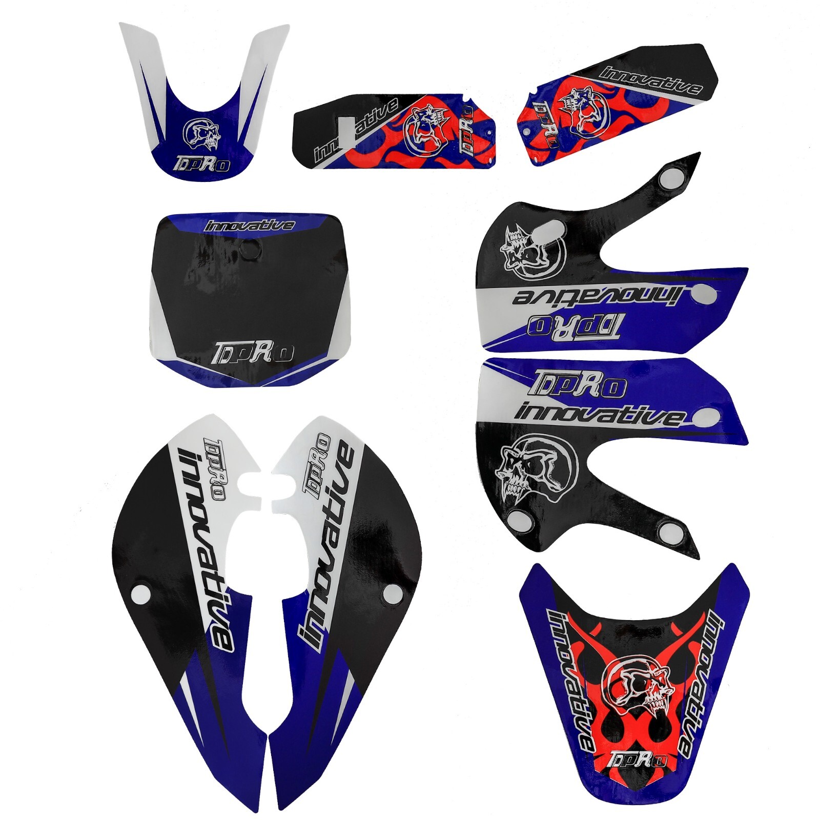 Plastics Fairing Kit Graphics for Kawasaki KX65 KLX110 Suzuki DRZ110 ...