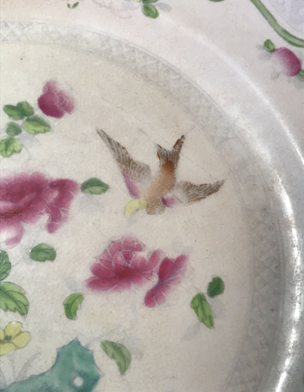(4) Antique F Winkle Whieldon Ware Oriental Pattern #8352 Salad Plates ...