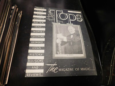 Tops The Magazine Of Magic & Magicians June 1942 Al Robbins | eBay