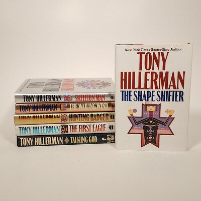 Lot of 6 Tony Hillerman Jim Chee and Joe Leaphorn First Edition ...
