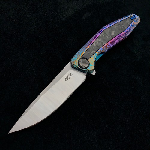 Zero Tolerance ZT 0470 Folder ZT0470 20CV Steel w/ Carbon Fiber w ...