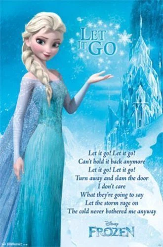 Let It Go Lyrics Frozen To Print Full Song