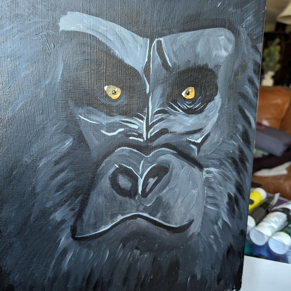 paintings on canvas Gorilla Face | eBay
