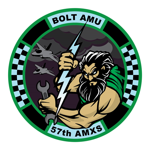 USAF 57TH AMXS "BOLT AMU" F-35 Self-adhesive Vinyl Decal | eBay