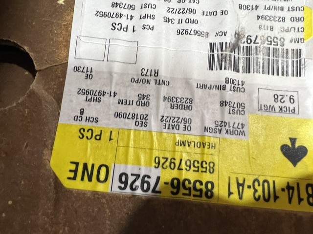 OEM Chevrolet Silverado 1500 Left Driver Side LED Headlamp 84951033 Tab ...