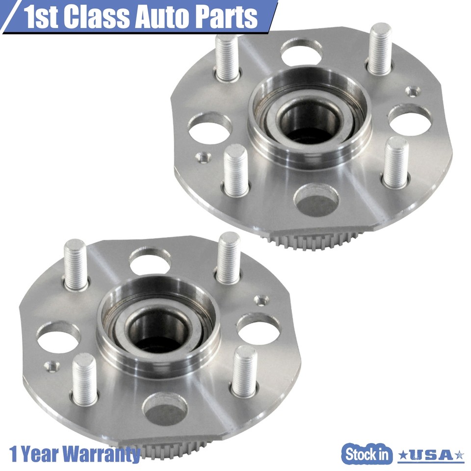 2pcs REAR Wheel Bearing & Hub for Honda Accord w/ABS 1998 - 2002 512178 ...