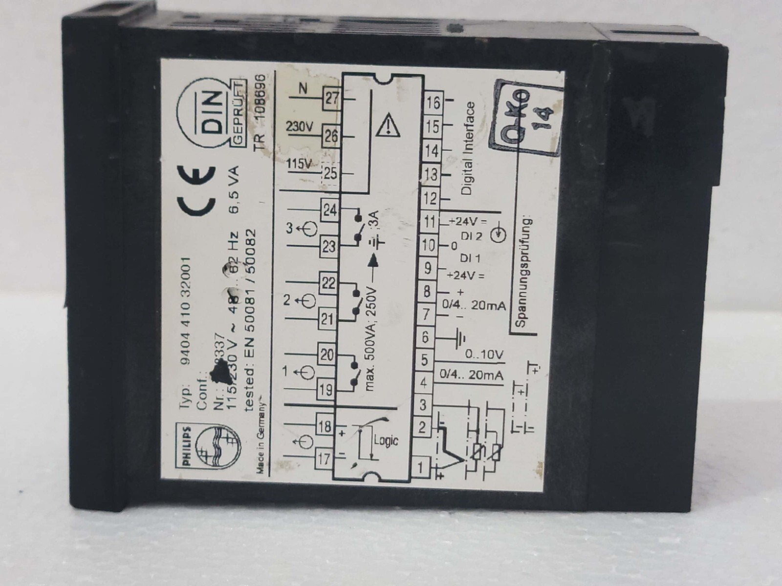 PMA KS 90 9404-410-32001 TEMPERATURE REGULATOR | eBay