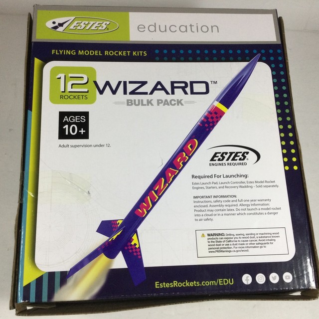 Estes Generic E2x 1764 BULK Pack 12 Flying Model Rocket Kits for sale ...