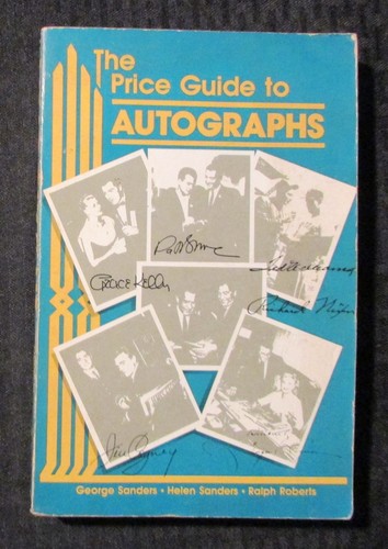 1988 AUTOGRAPHS Price Guide by George Sanders VG+ 4.5 Wallace Paperback ...