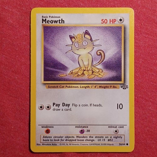 Pokemon WOTC Jungle: Meowth 56/64 - NM | eBay