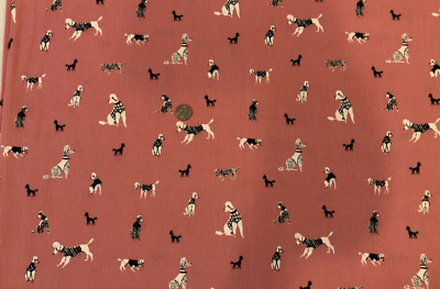 Fabric By the Yard, Poodles Vintage, New, Children's, Decor, Designer ...
