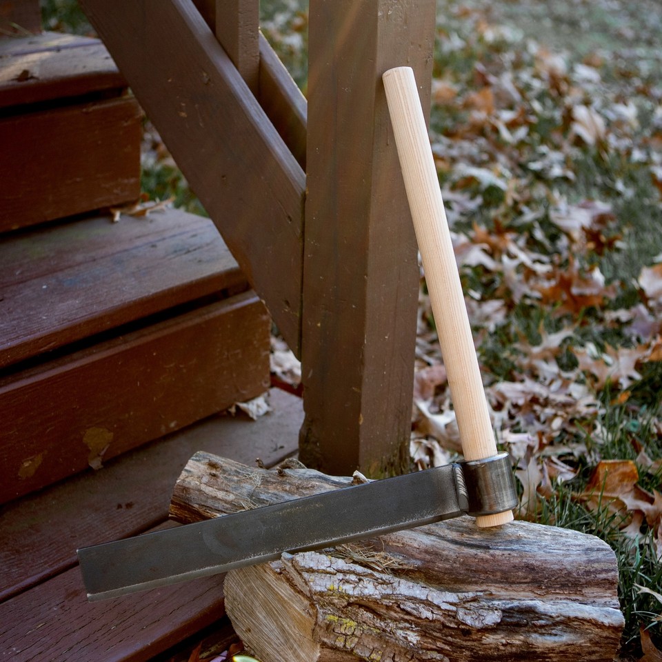 Lehman's Amish Wood-Splitting Froe, Hickory Steel for Woodworking and ...