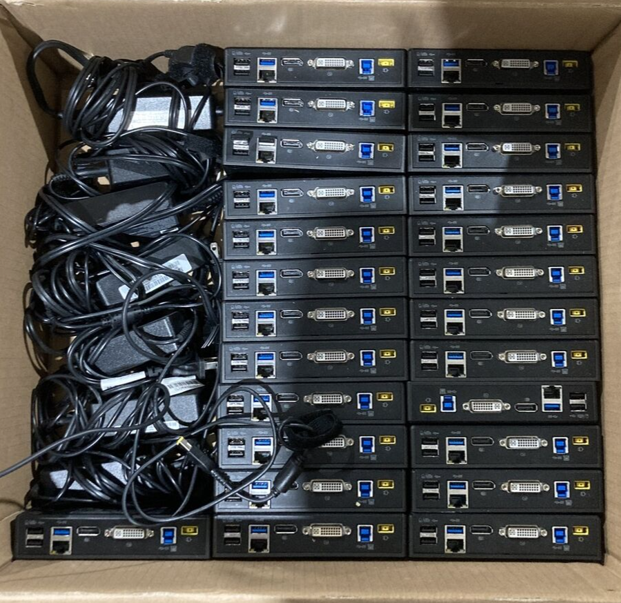 LOT 25 Genuine Lenovo ThinkPad USB 3.0 Pro Dock DK1522 Docking Station ...