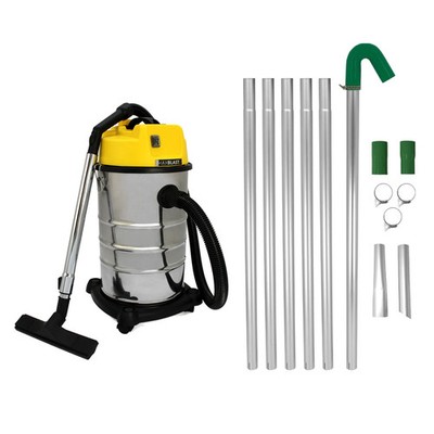 Gutter Cleaning System 30L Wet & Dry Hoover & 24ft Gutter Vacuum | eBay UK