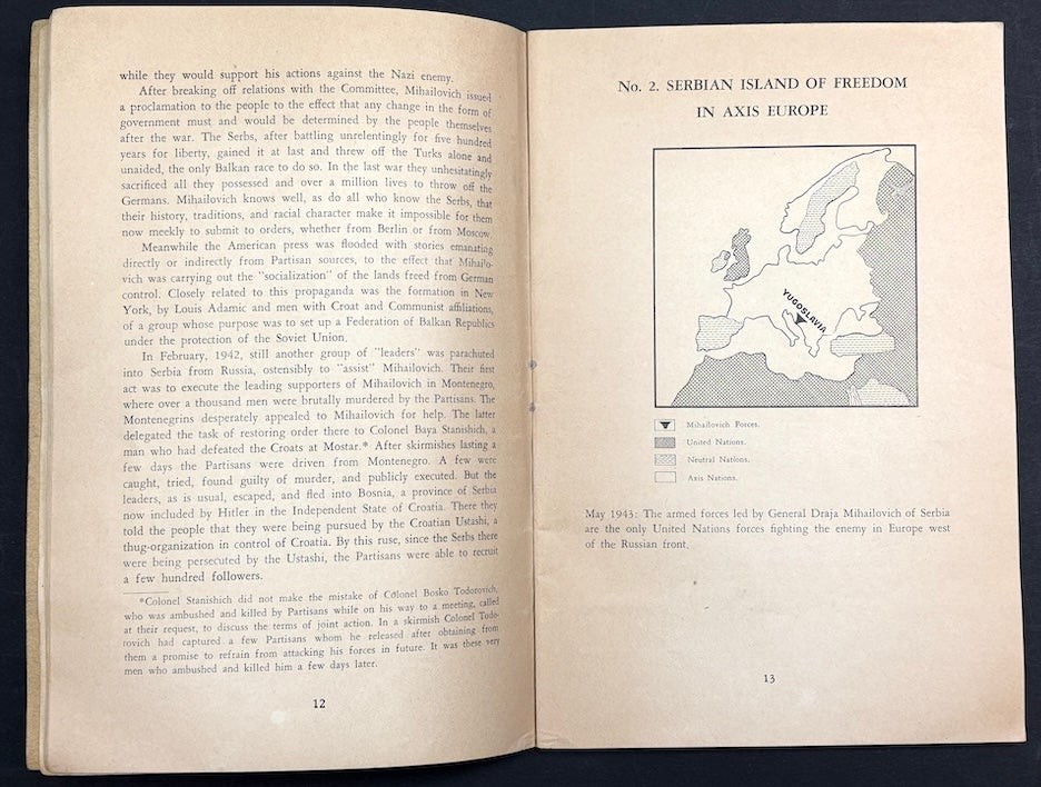 Ruth Mitchell / Chetnik tells the Facts about the Fighting Serbs ...