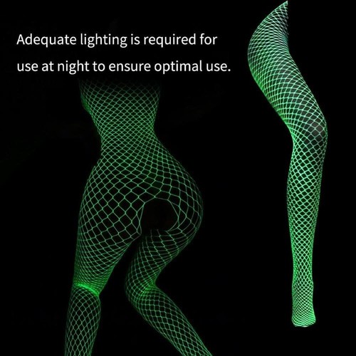 Pantyhose Glow in The Dark Fishnet Stockings Luminous Fishnet Stockings ...