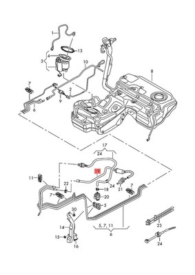 Genuine AUDI A6 Avant S6 quattro A6L A7 Sportback audi Vent Hose ...