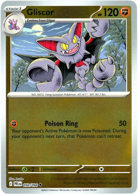 Gliscor (Reverse Holo-Foil) - Pokemon TCG Card - Phantasmal Flames PFL ...