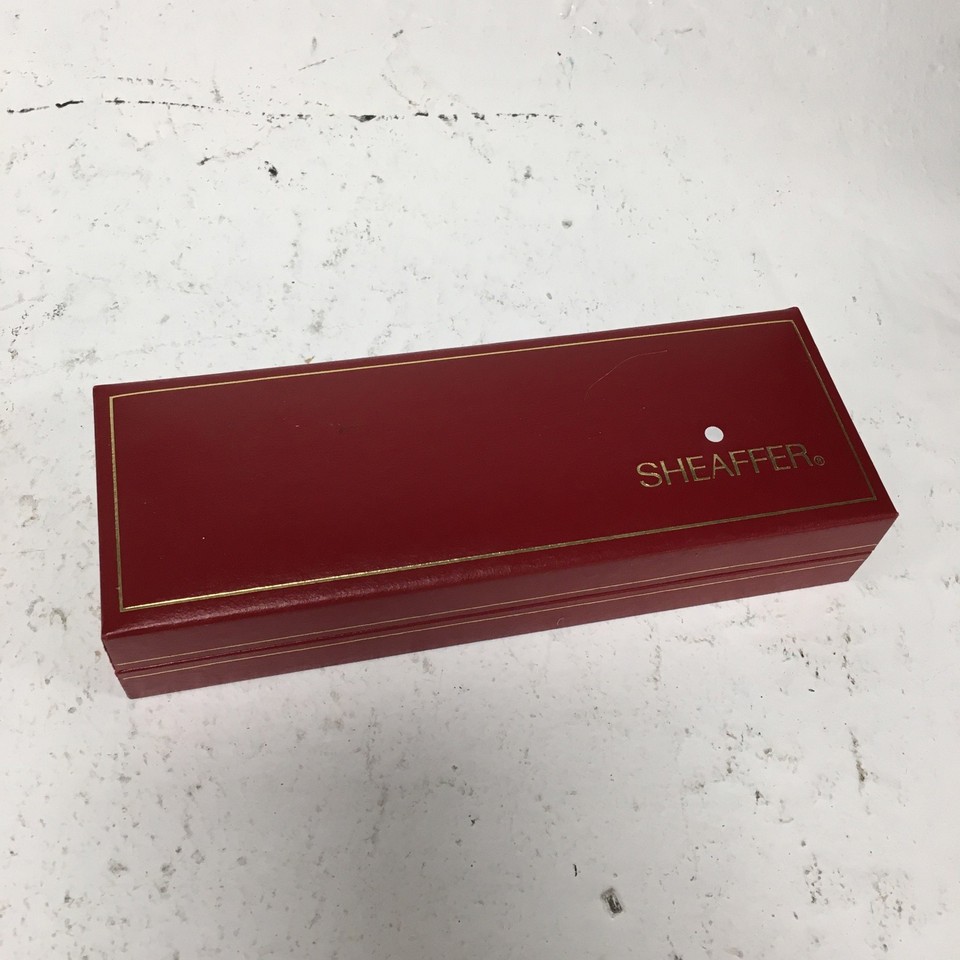 Sheaffer Gold Tone Ballpoint Pen in Red Gift Box - Elegant Design Pens ...