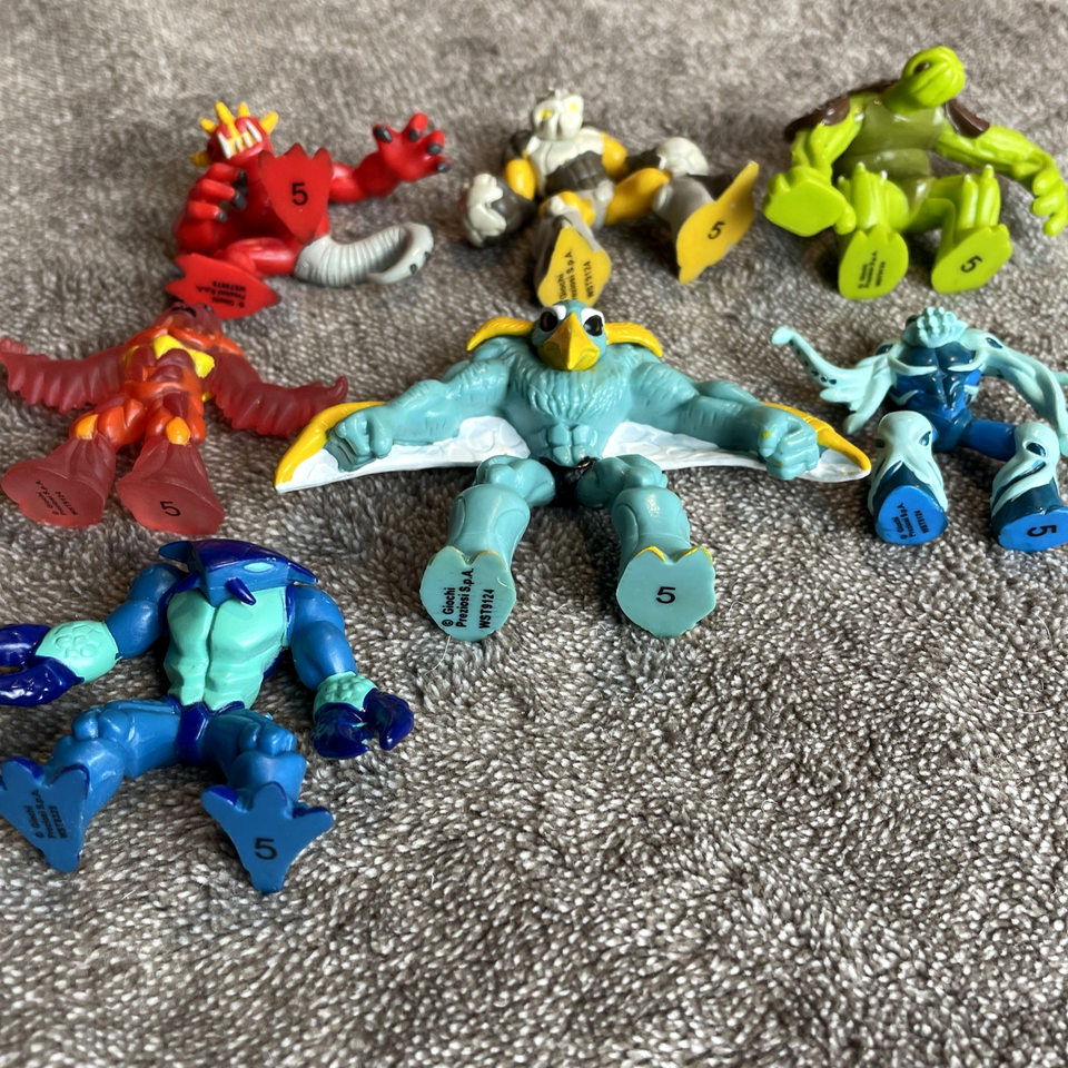 Lot Of 33 Figures GORMITI Giochi Preziosi plus a Map Mixed Lot 1-9 ...