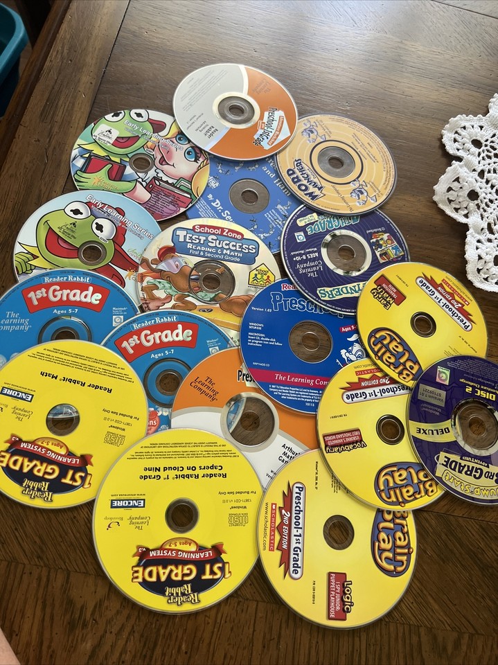 Young Children/Toddler Learning CD-ROM Collection 17 Titles Great Value ...