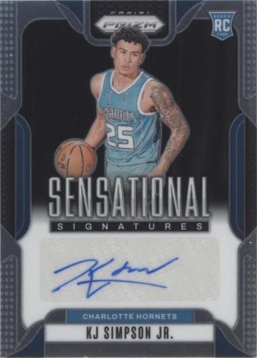 2024-25 Panini Prizm - Sensational Signatures KJ Simpson Jr. #SS-KJS ...