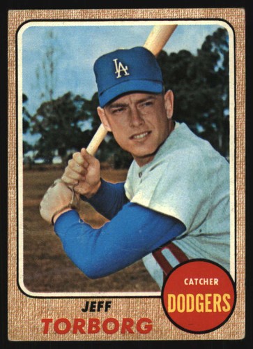 1968 Topps #492 Jeff Torborg VG/VGEX Dodgers 571679 | eBay