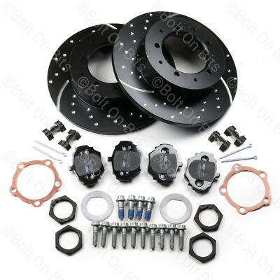 RDX Sport High Performance Rear Brake Disc & Pad Kit Defender 90 1993 ...