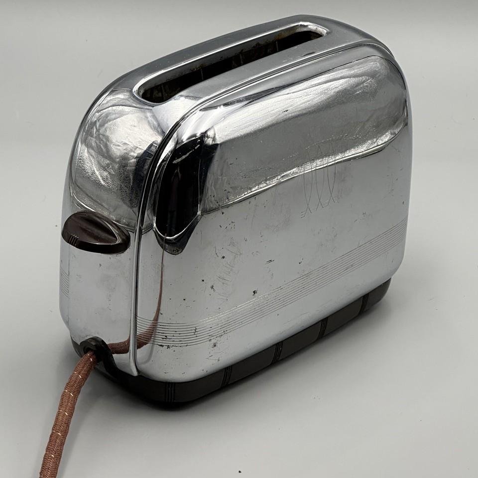 Vintage Retro Art Deco TOASTMASTER Model 1A5 Automatic Single 1-Slice ...
