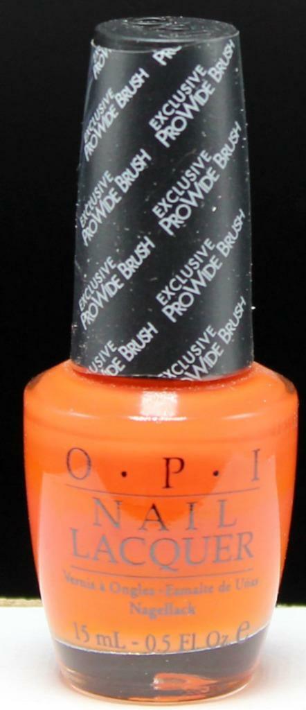 O.P.I. opi Nail Lacquer #NL B67 Brights Power (Orange) Free S&H | eBay