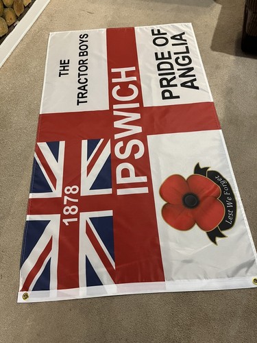 Ipswich Town Flag 5ft by 3ft - Ipswich Football Flag Football Flag ...