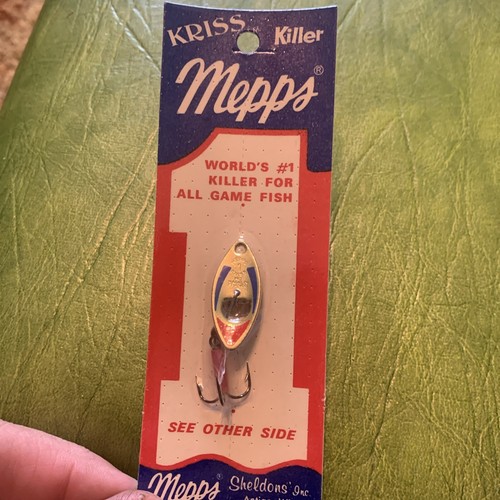 Rare Mepps Kriss Killer #1 Vintage Fishing Lure Spinner Spoon France ...