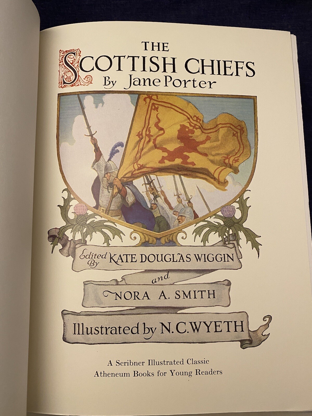 1991 The Scottish Chiefs Jane Porter Illus NC Wyeth Scribner Classic ...