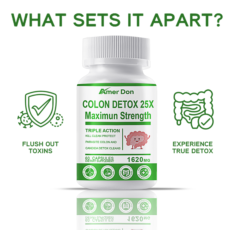 Parasite Cleanse DETOX Candida PARASITE KILLER Colon Support Gut Health ...