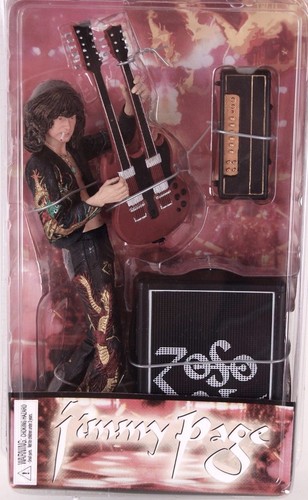 JIMMY PAGE Led Zeppelin Action Figure Guitar Amp ZOSO - NIB New in Box ...