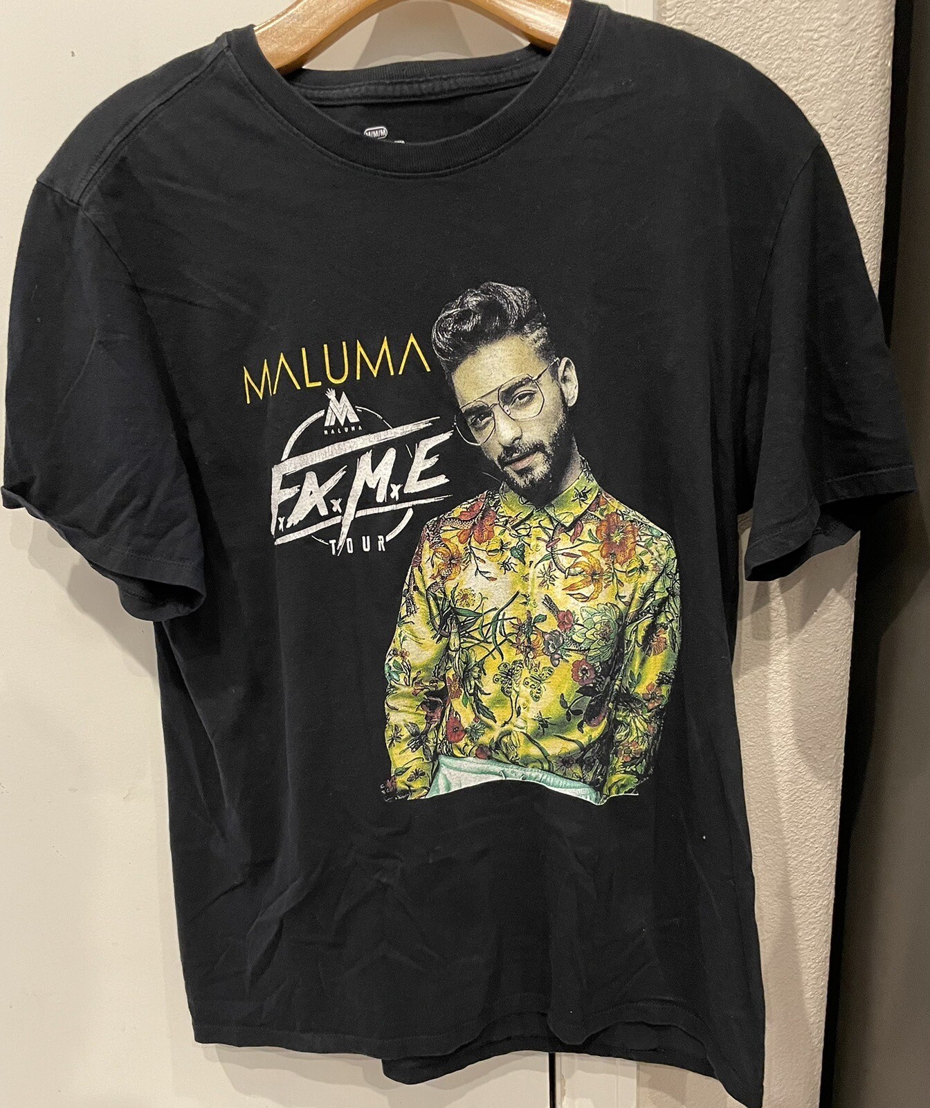 2018 Maluma Fame T.O.U.R. Concert T-shirt Double Sided Black Medium | eBay