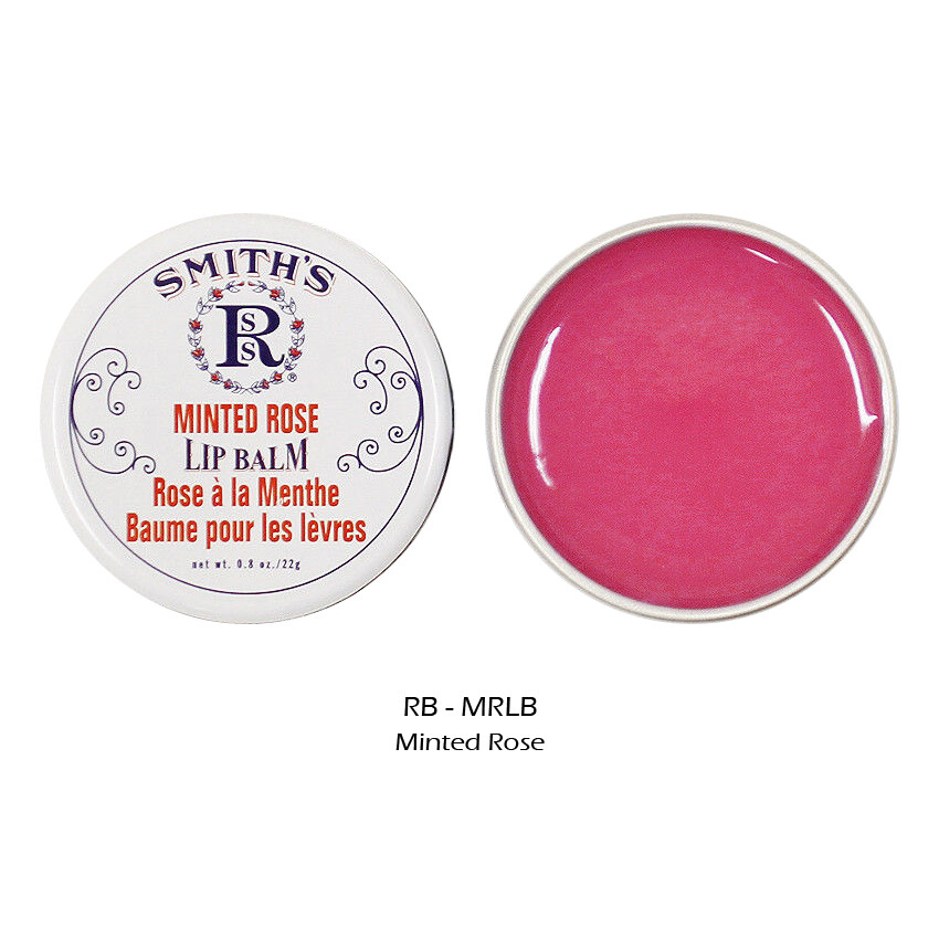 1 ROSEBUD Smith's Minted Rose Lip Balm Tin 0.8 oz "RB - MRLB" *Joy's ...