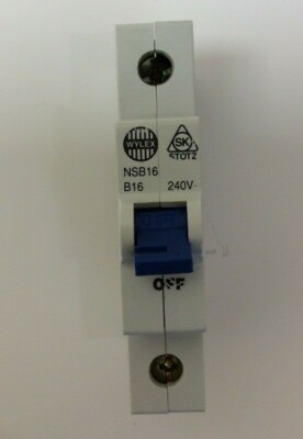 NSB16 WYLEX 16a MCB OLD STOTZ TYPE B TYPE 6KA (W154) | eBay