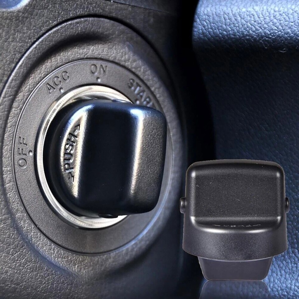 Keyless Ignition Start Switch Knob Cap & Insert For Mitsubishi Lancer ...