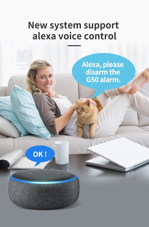 Sistema de Alarma para Casa Security Alarm System Wireless WIFI GSM ...