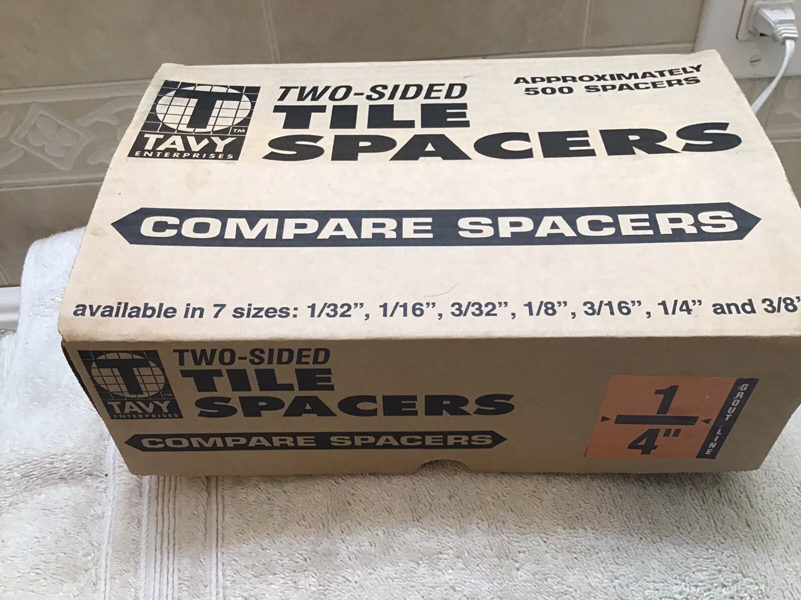 Tavy Tile Spacers Tavy Ceramic Floor Tile Spacers 1/4” Grout Width 2 ...