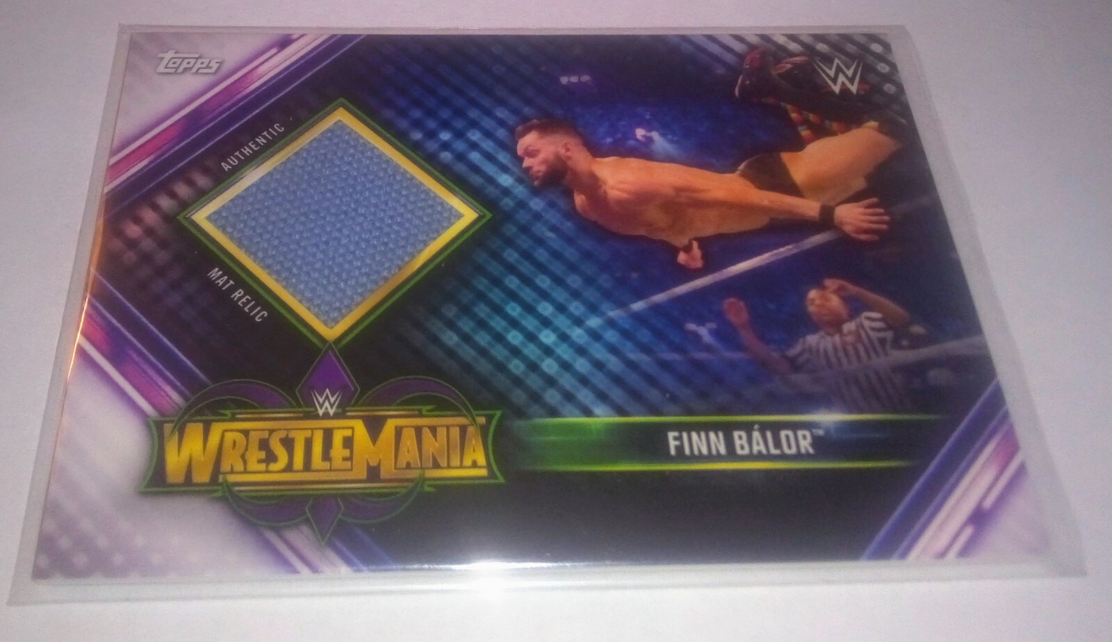 FIN BALOR 2019 TOPPS WRESLEMANIA TOPPS MAT RELIC | eBay