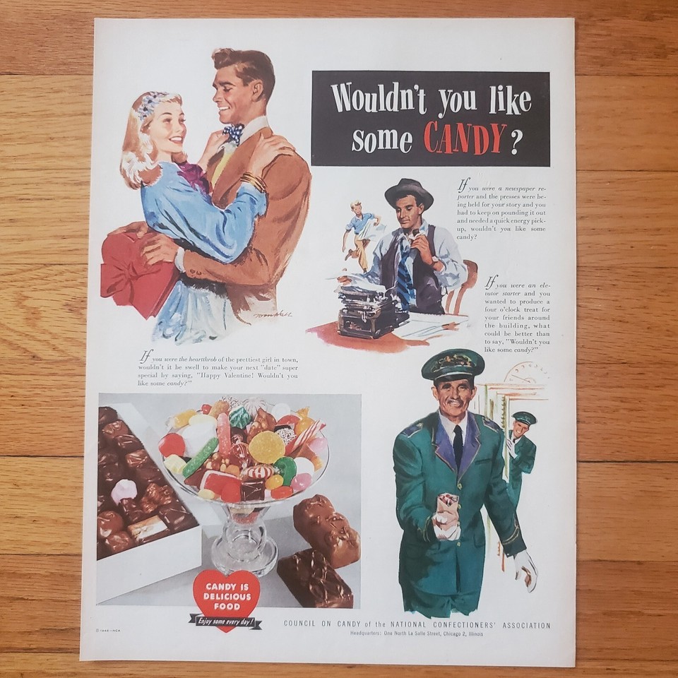 1948 National Confectioners Association Chicago IL Vintage Print Ad ...