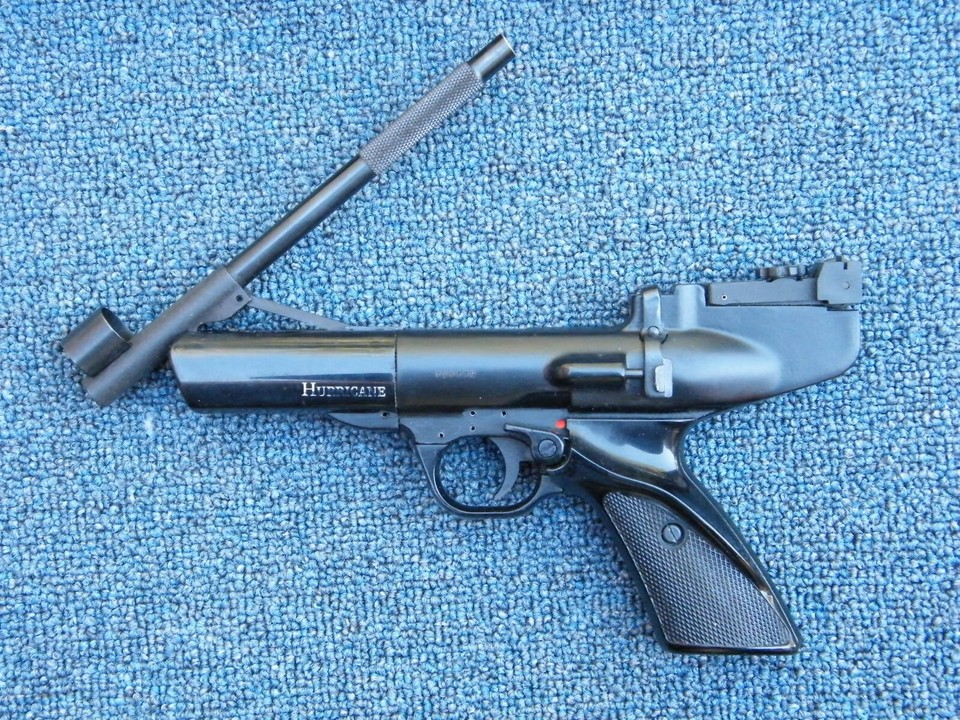 Beeman Webley Hurricane Air pistol 177 cal boxed all papers from Beeman ...