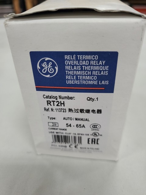 RT2H GE General Electric Overload Relay 54-65 Amps for sale online | eBay